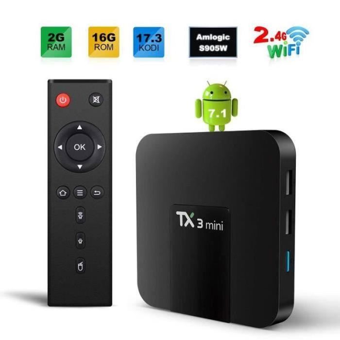 MEDIA STREAMER - BOX MULTIMEDIA GM28267-TX3 Mini 71 TV Box 2GB-16GB 4K ...