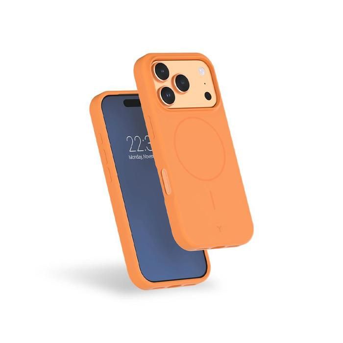 Coque MagSafe - IPhone17 Pro Max - Silicone Renforcée - Orange ...