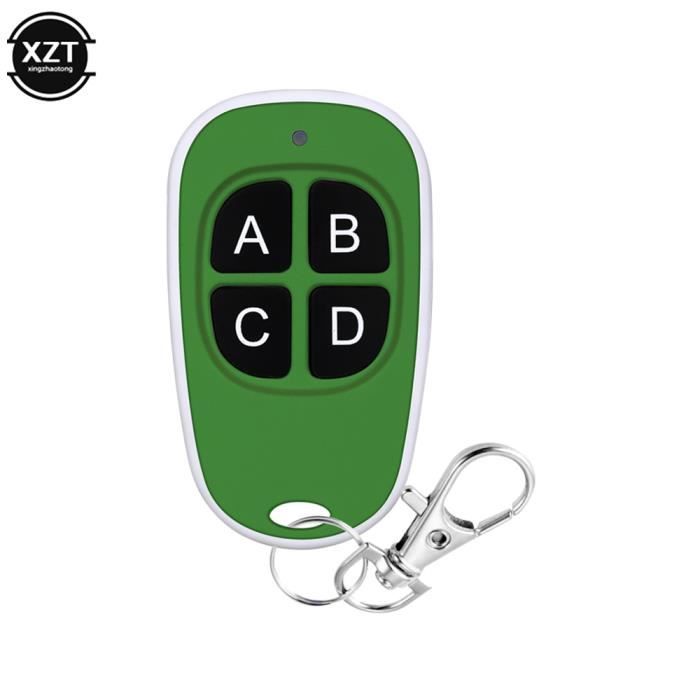 Vert - Télécommande Universelle Sans Fil, 433mhz, 4 Clés, Copie ...