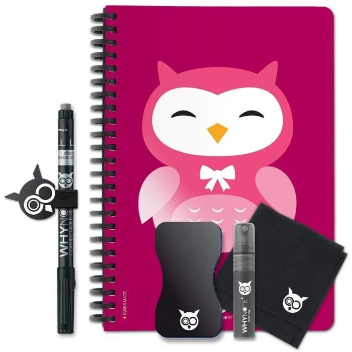 Bloc note A5 – Votre tableau blanc et son stylo effaçable dans un ...