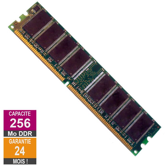 Barrette Mémoire 256Mo RAM DDR Spectek PD32M6408T26ZD2T-5B DIMM PC ...