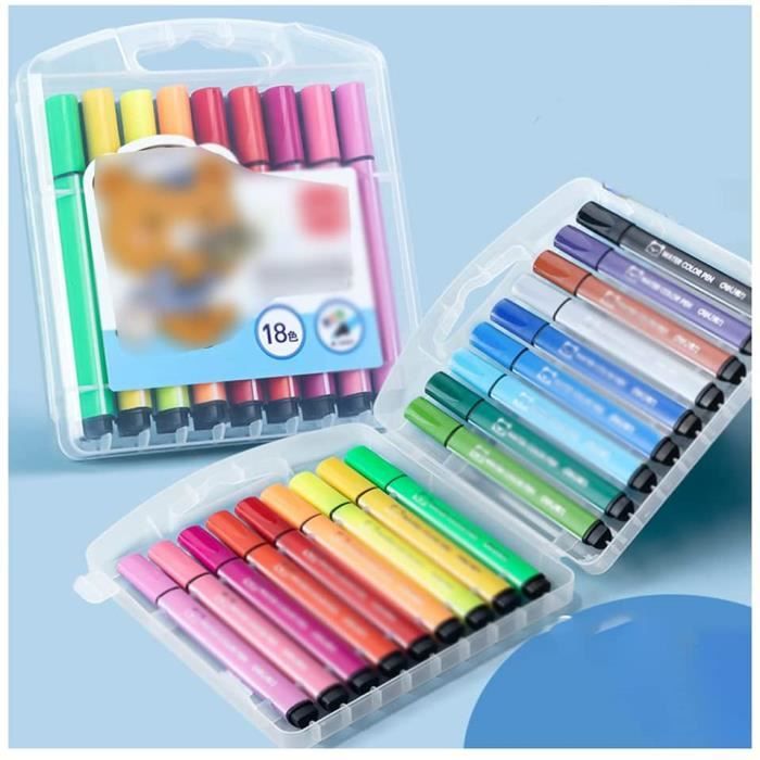 Aquarelle Stylo Ensemble de Stylos à Colorier à Pointe Feutre Lavable ...