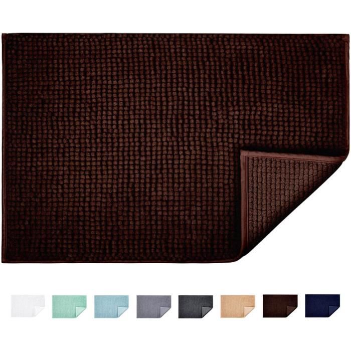 Tapis De Bain Antidérapant Absorbant Tapis De Salle De Bain Pour Sortie ...