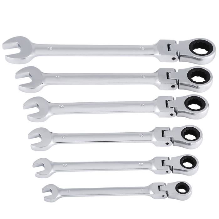 MOO Ratchet Spanner Tool Set Flexible Ratcheting Wrench Spanners Garage ...