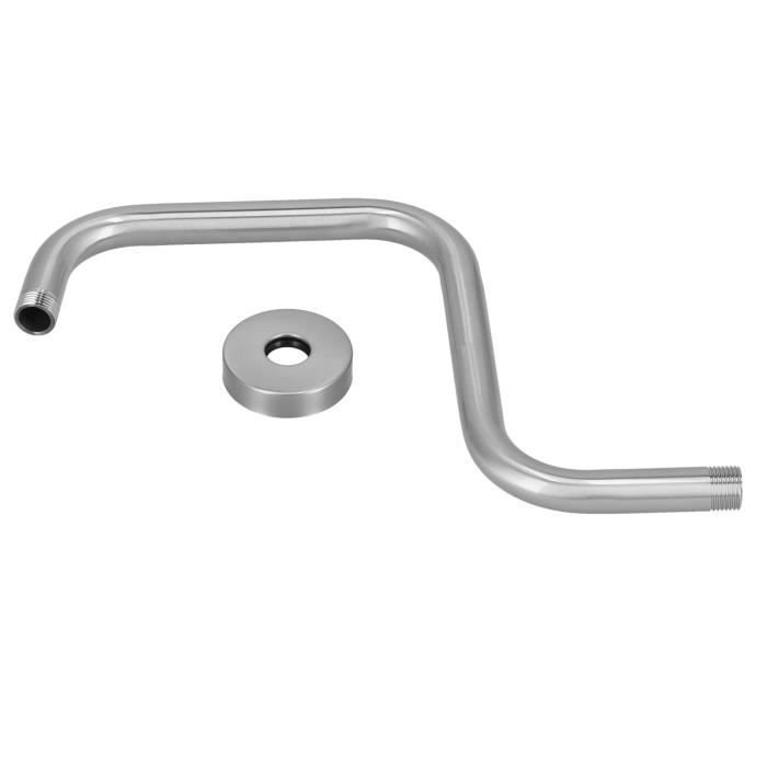 YID Shower Head Pipe Arm, Shower Arm Pipe Wall Mounted S Shape ...