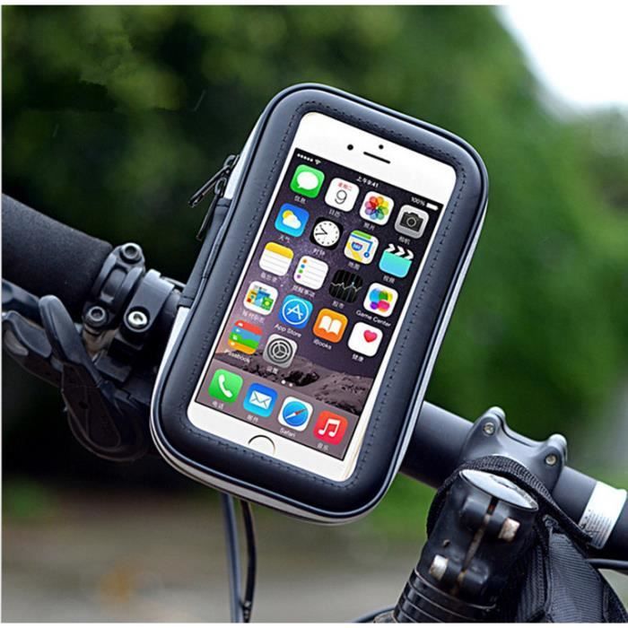 Sac/Sacoche Vélo Guidon VTT étanche Porte-bagages Téléphone Smartphone ...