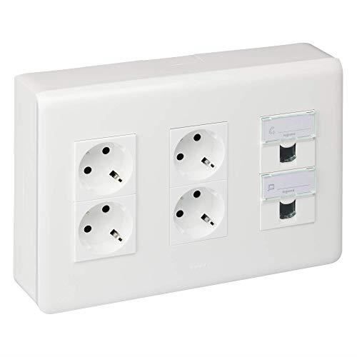 Legrand Prise murale multiple, prise murale Multiple, fiche schuko ...