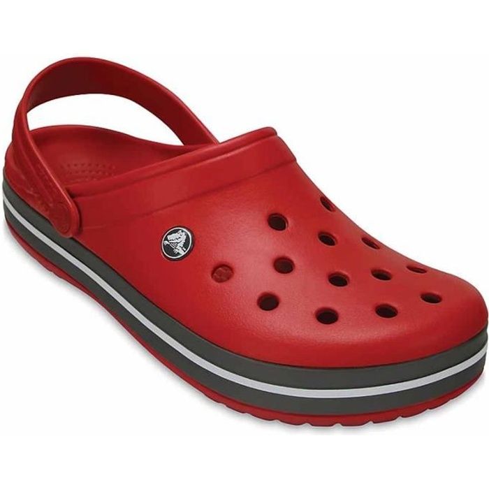 Sabots - CROCS - Crocband - Rouge - Confortable - Doublure Gomme Rouge ...