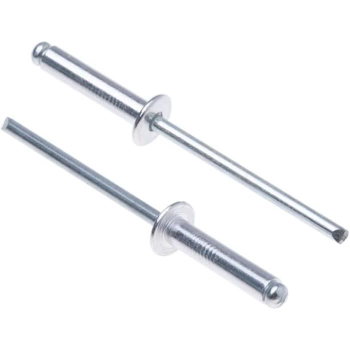 4mm x 12mm Rivets en Alliage, 1000 Paquet– Rivets pour Métal, Rivet Pop ...