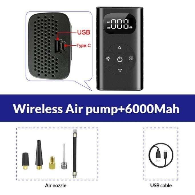 OPI15448-COMPRESSEUR AUTO,Compresseur d'air électrique Portable pour ...