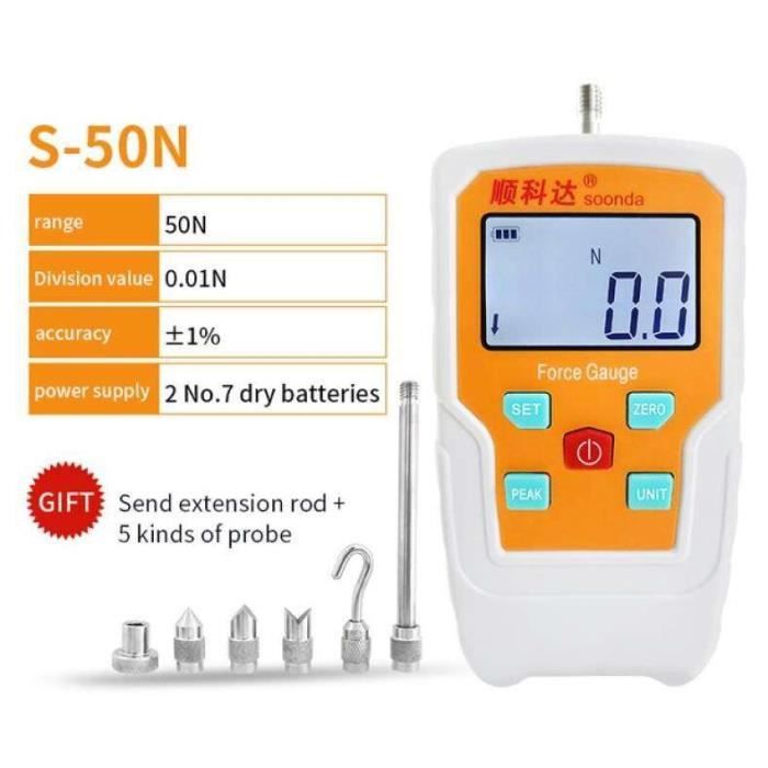 MGT13575-DYNAMOMETRE,Jauge de force numérique à ressort, testeur de ...