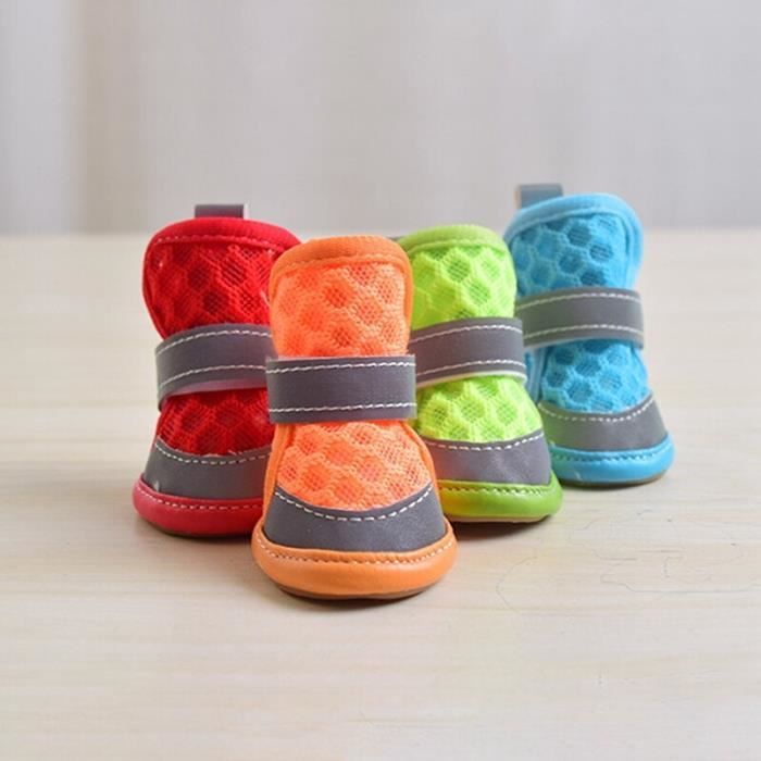 Bottes d39été pour chien en maille respirantes antidérapantes à fond ...