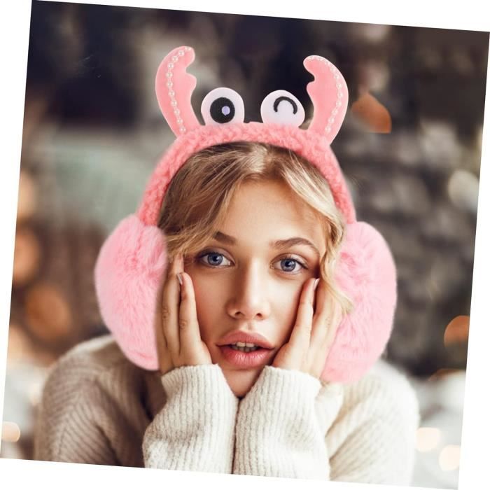 2 Pièces Cache-Oreilles En Forme De Crabe De Dessin Animé Cache ...