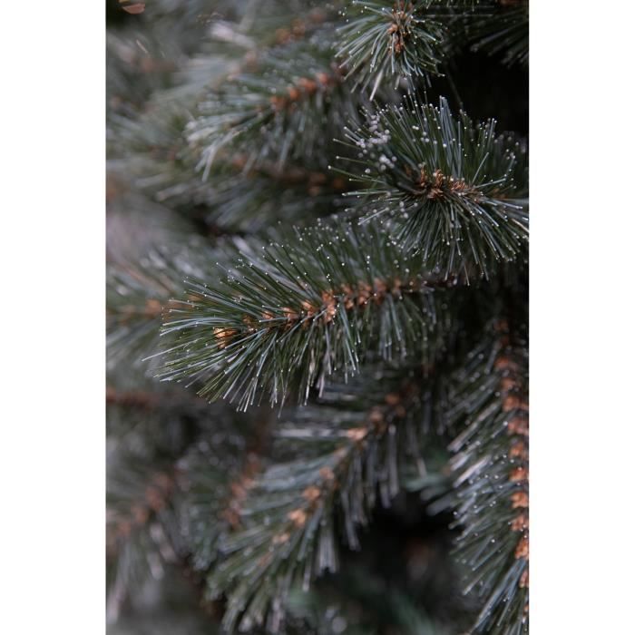 Sapin de Noël Artificiel avec toile de jute Forest frosted - H45 x Ø36 ...