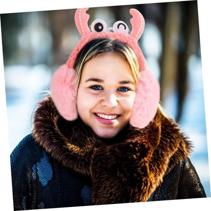 2 Pièces Cache-Oreilles En Forme De Crabe De Dessin Animé Cache ...