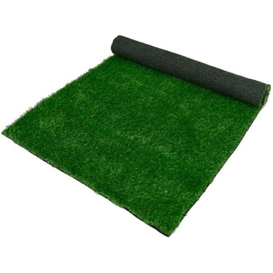 Gazon Artificiel Extérieur Vert Fausse Pelouse Naturel Réaliste Jardin ...