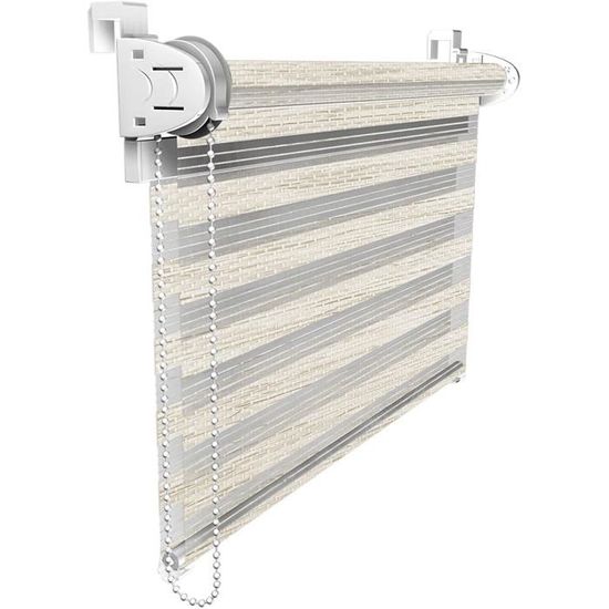 Store Enrouleur Double Store Jour Nuit Montage par Serrage sans percer ...