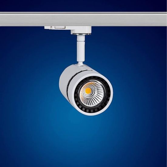 Spot LED - A+ - 12W - Blanc chaud - 40° - 750 Lumens - Intensité ...