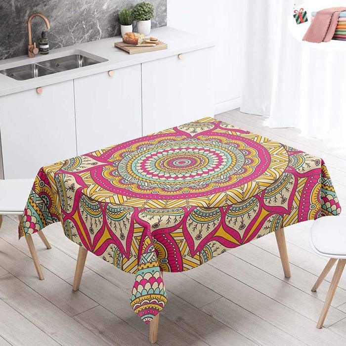 Nappe Rectangulaire Nappe de Table Imperméable Lavable et Facile d ...