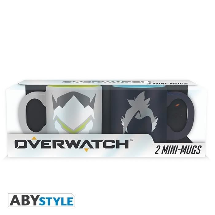 OVERWATCH - Set 2 mugs à espresso - 110 ml - Hanzo & Genji - Cdiscount ...
