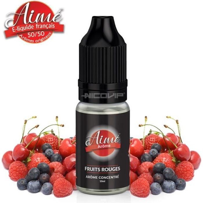 Pack 3 E-liquide Arome Fruits Rouges Aimé - Cdiscount Au quotidien