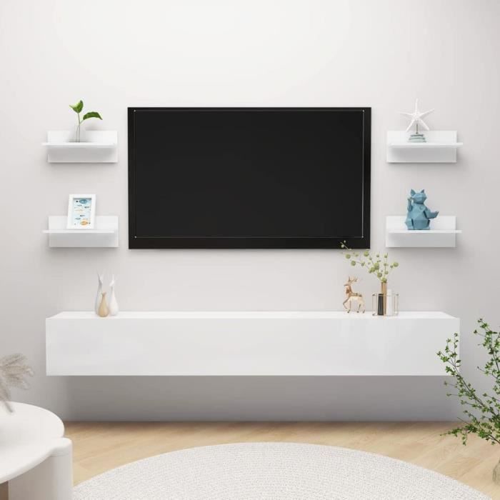 Étagère Murale, Étagère Flottante Tablette Flottante Étagère Suspendue ...