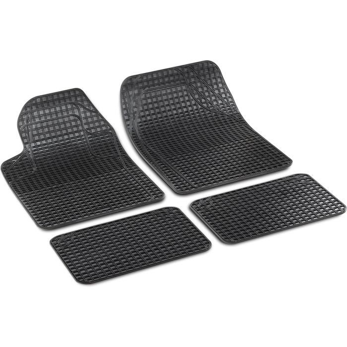 14043 Goros Jeu de Tapis de Sol en Caoutchouc Universelle, Set de 4.[G16] - Cdiscount Auto