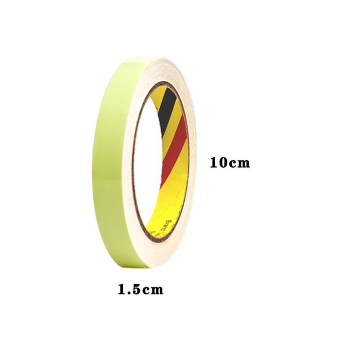 Glow In The Dark Luminous Fluorescent Night Ruban autocollant de sécurité autocollant ...