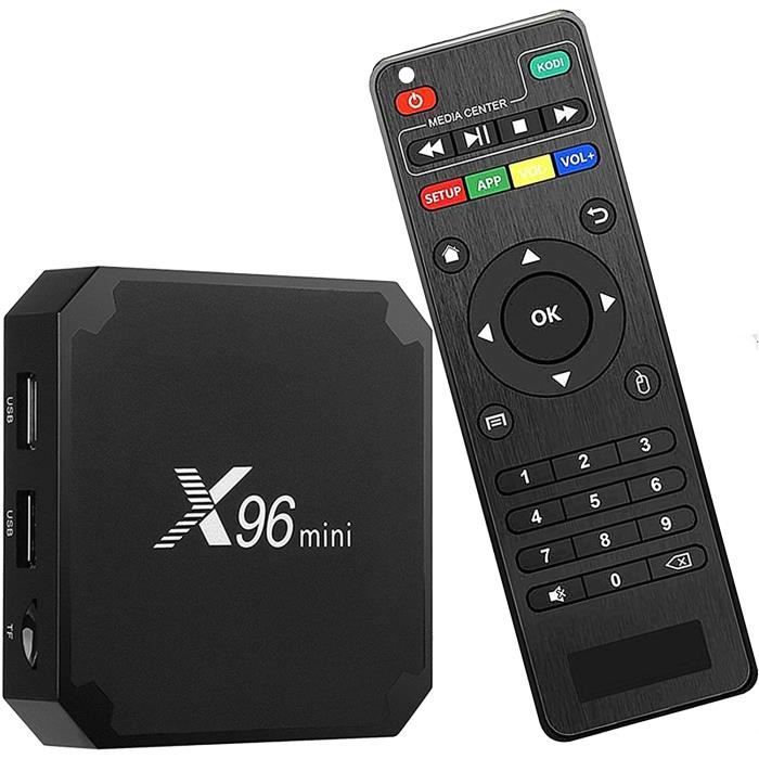 X96 Mini Boitier iptv Multimédia de Diffusion en continu Android 9.0-Box TV 4K Ultra HD WiFi ...