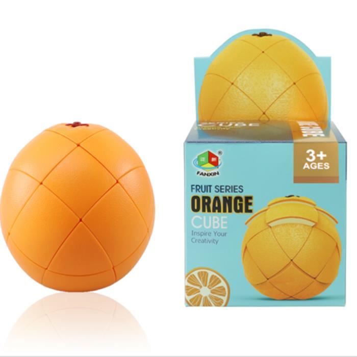Casse tête,FanXin fruits Cube magique Pack professionnel sans colle ...