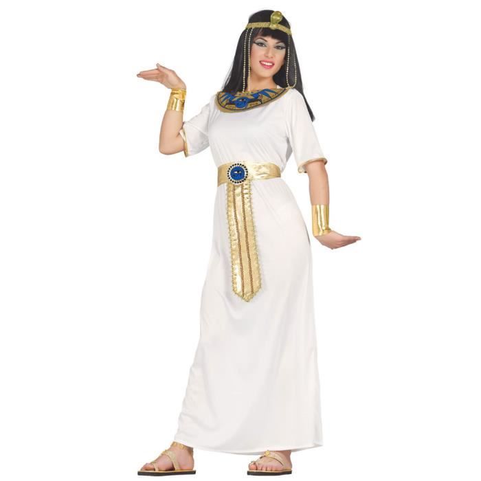 Déguisement Cléopâtre Blanche Femme Taille Unique Cdiscount Jeux