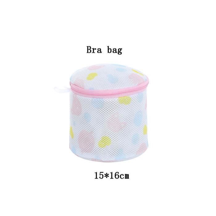 Soin du linge,Sac de lavage en filet pour femme, panier à pochettes ...