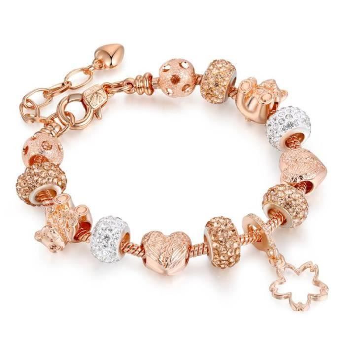 Stars® Bracelet Perles Cristal CHN-111 Mode Bijoux DIY Style Réglable ...