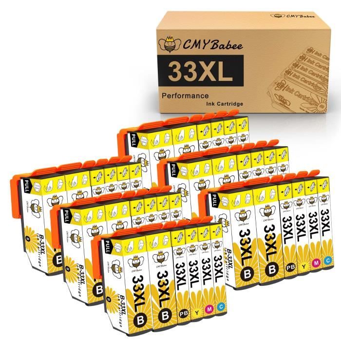 CMYBABEE 36 Pack Cartouche Epson XP-7100 XP-540 XP-530 XP-640 XP-635 XP ... CMYBABEE 36 Pack Cartouche Epson XP-7100 XP-540 XP-530 XP-640 XP-635 XP ...