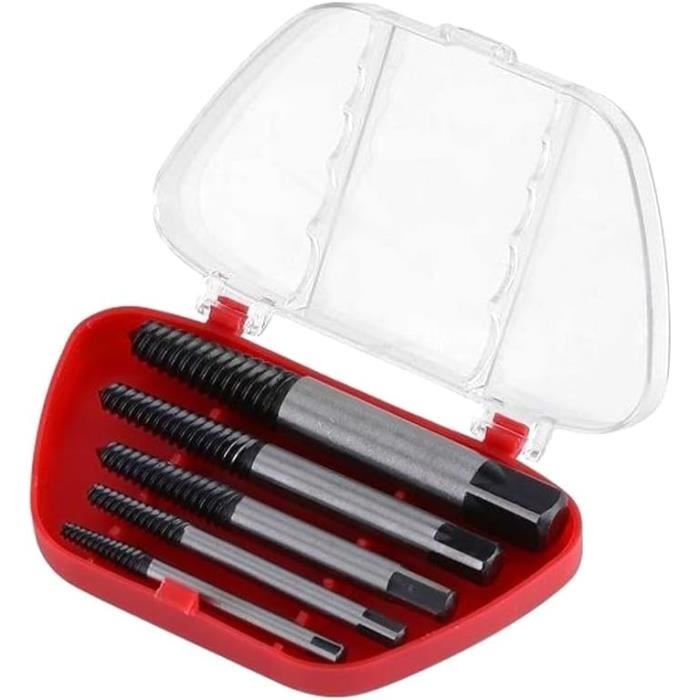 5 Pièces Kit Extracteur Vis,Extracteur De Vis-Tourne A Gauche ...