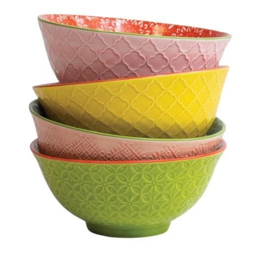 KitchenCraft bols en céramique motif 15 cm 4 pièces - Cdiscount ...