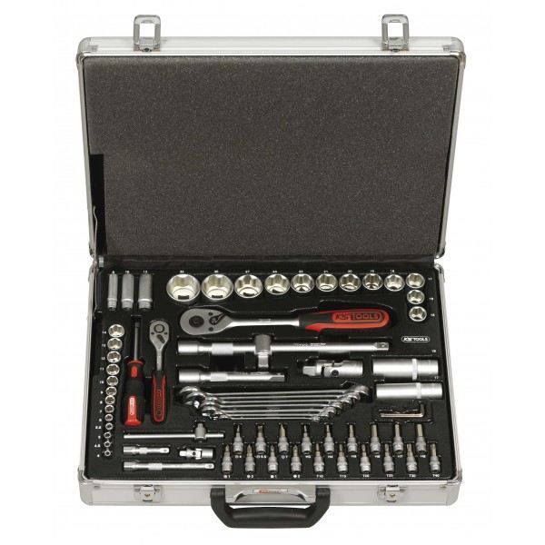 Coffret de douilles en aluminium - KSTOOLS - F6 - 1/4'' - 1/2'' - 70 pcs - Cdiscount Auto