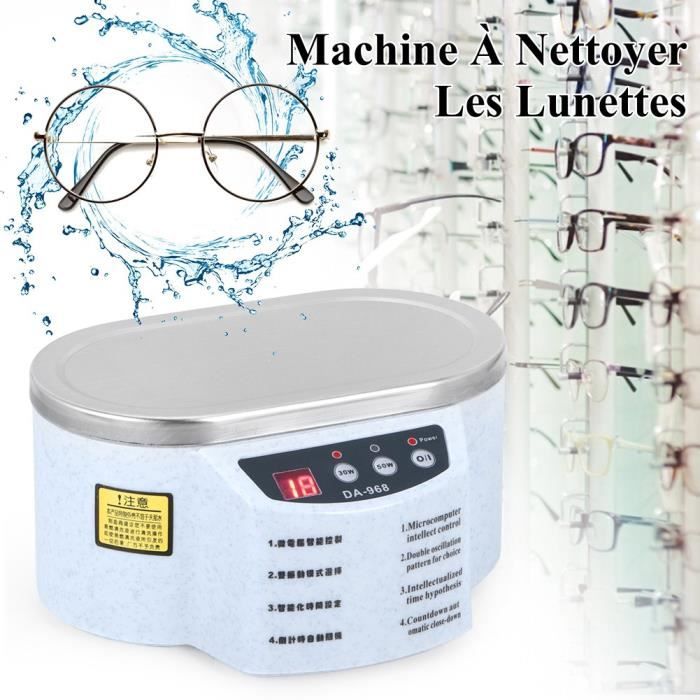 Machine à Nettoyer les Lunettes - QQMORA - Ultrasonique - Acier ...