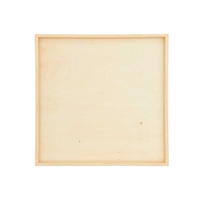 Cadre châssis en bois flottant - 32,4 x 32,4 cm - Cdiscount Maison