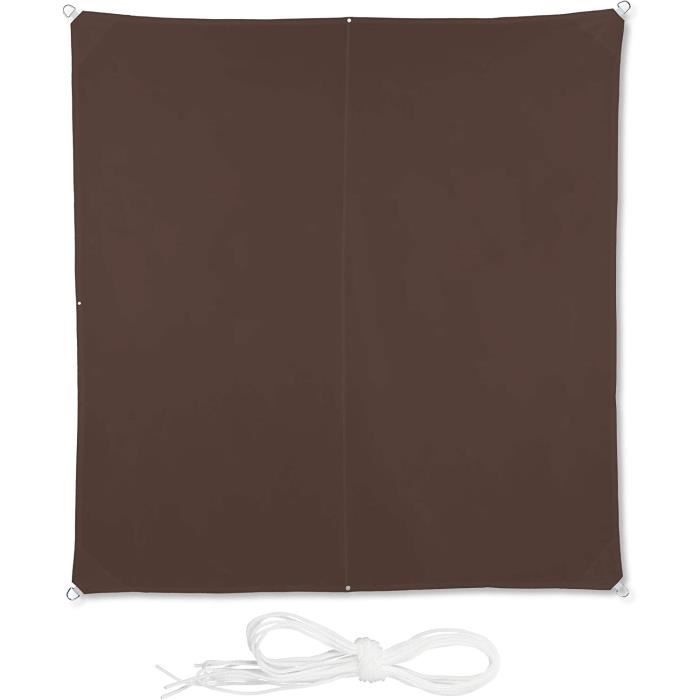 Voile d’ombrage carré diffuseur d’Ombre Protection Soleil Balcon Jardin ...