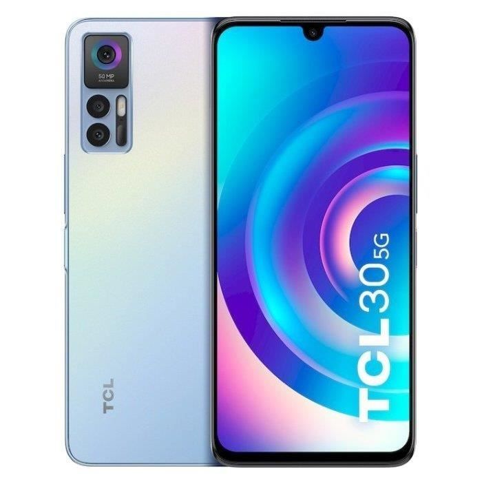 Smartphone - TCL - 30 5G - 64Go - Écran 6.7 pouces - Double caméra ...
