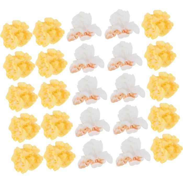 20 Pièces Pop-Corn Artificiel Pop-Corn Artificiales Para 3D Téléphone ...