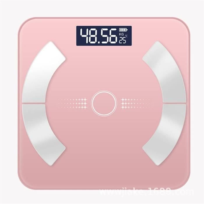 Pèse-Personne Bluetooth Bmi Fat Scales Led Digital Smart Balance De ...