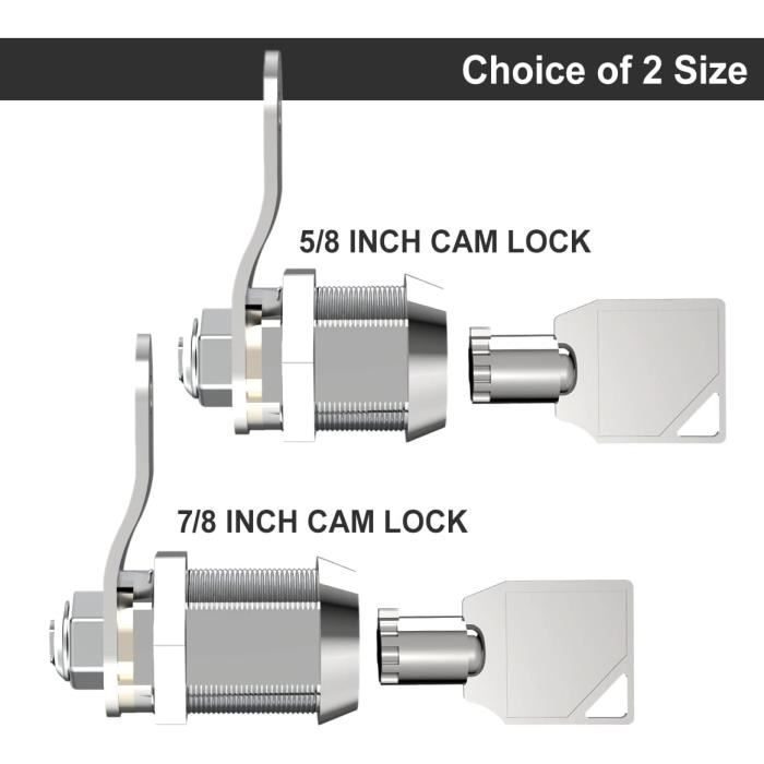 5X Arcade Machine Cash Box Tool Box Tub Lock Cam Lock Cabinet Atom Lock ...