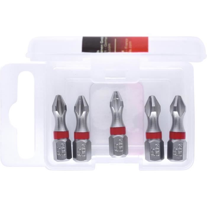 918.3111 - Boîte De 5 Embouts De Vissage À Code Couleur Torsionpower®, L. 25 Mm - 1-4 ...