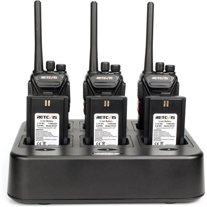 Rt27 Talkie Walkies Professionnel,Longue Portée Talkie Walkie ...