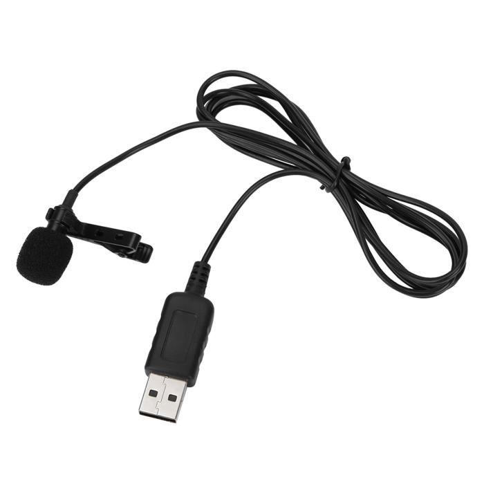 TMISHION microphone à pince Akozon Mini Clip Microphone, Clip USB sur ...