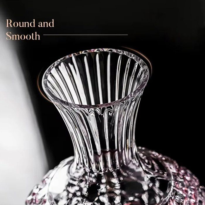 Tasse en Verre Cristal pour Vin, Gobelet Rotatif, Aérateur de Vin ...