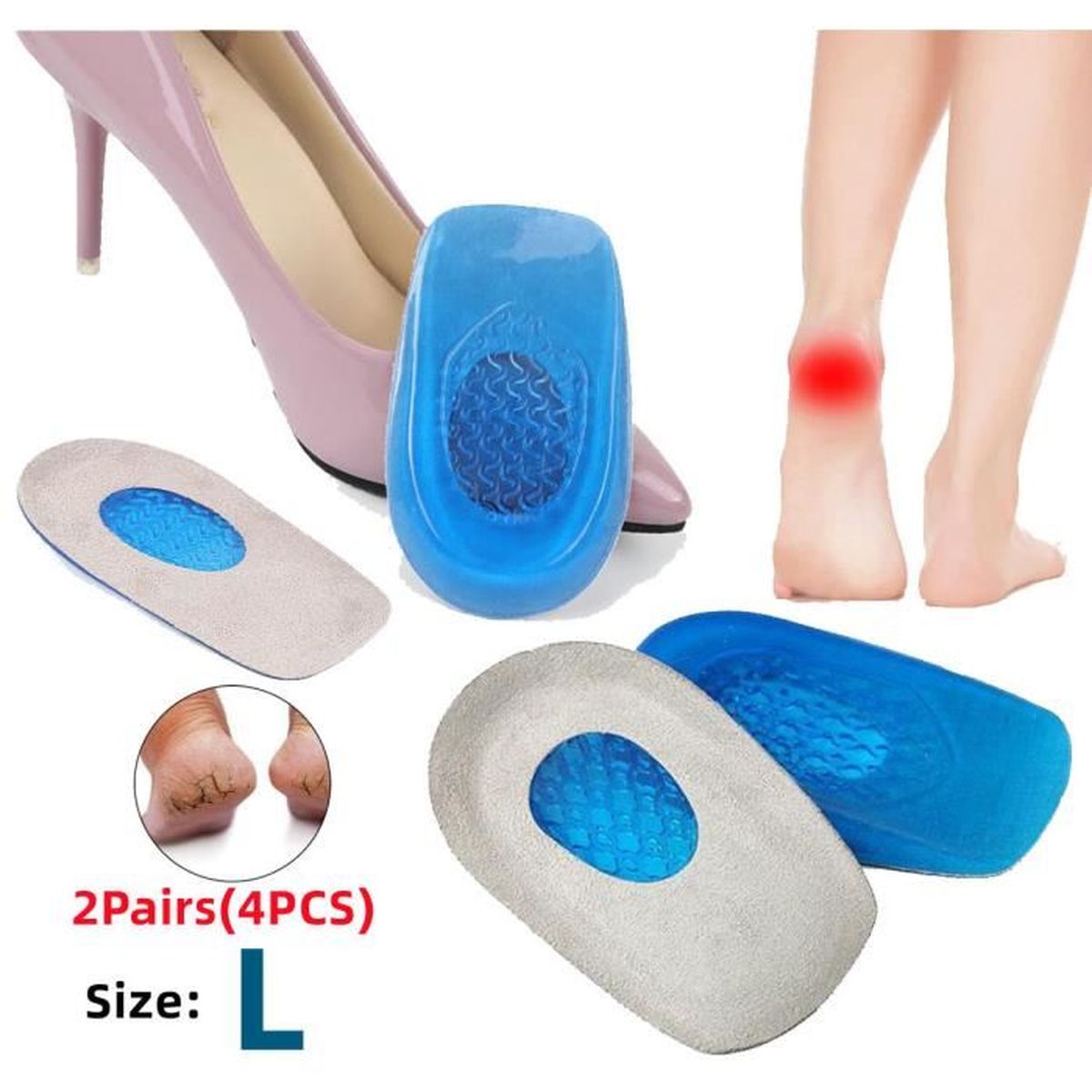 Talonnette,Orthèse,Protège Talon,Semelle Orthopédique,Coussinet ...