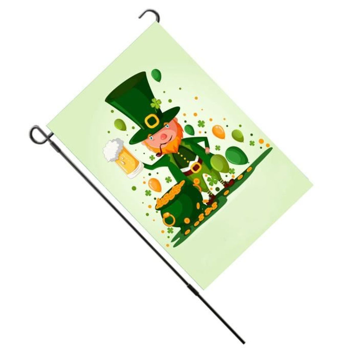 LSF -drapeau de la Saint-Patrick Drapeau de jardin de la Saint-Patrick ...